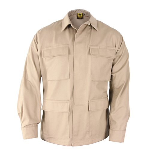 Propper Khaki BDU Coat 100% Cotton Rip-Stop